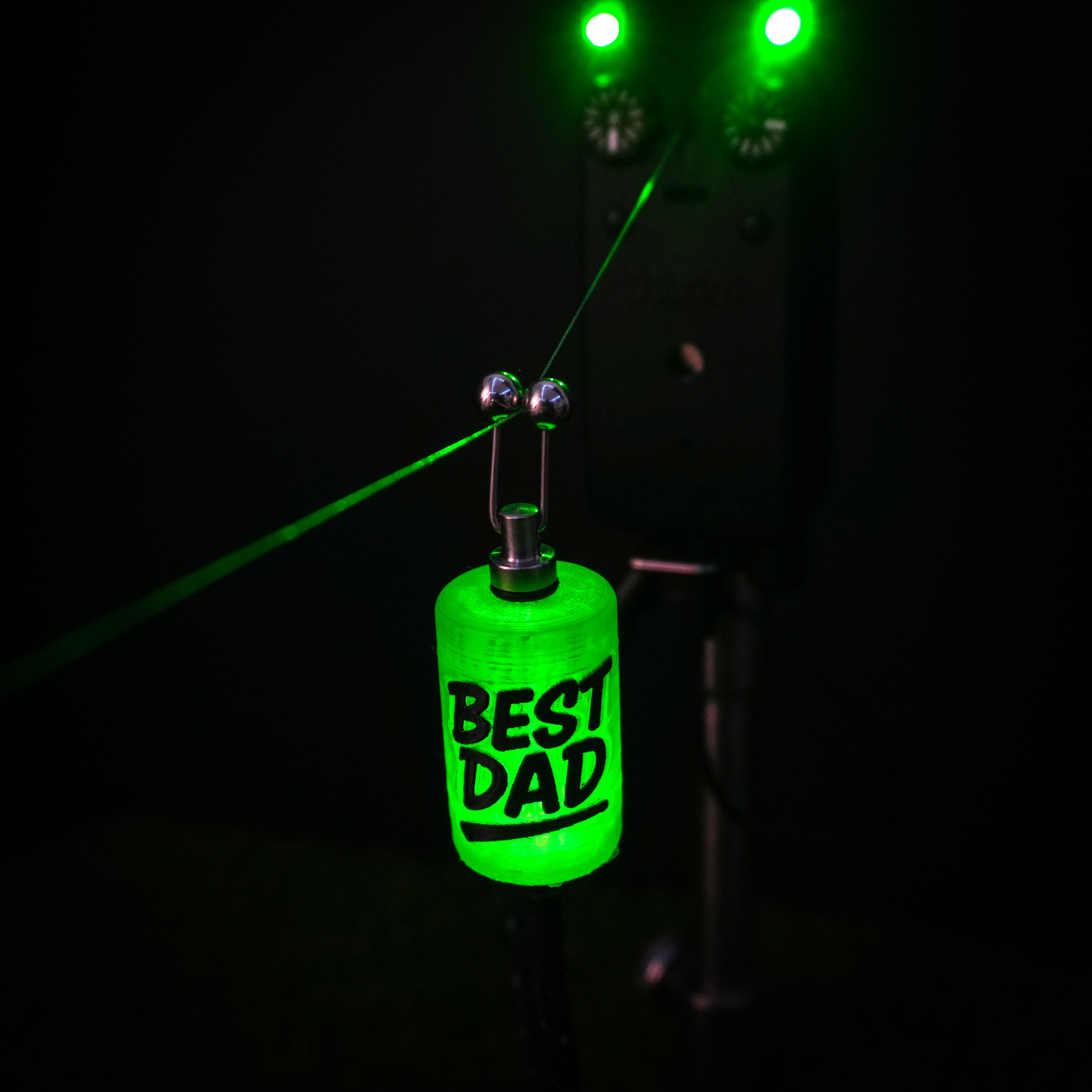 LED Powered Best Dad Custom Carp Fishing Bobbins – TackleTek