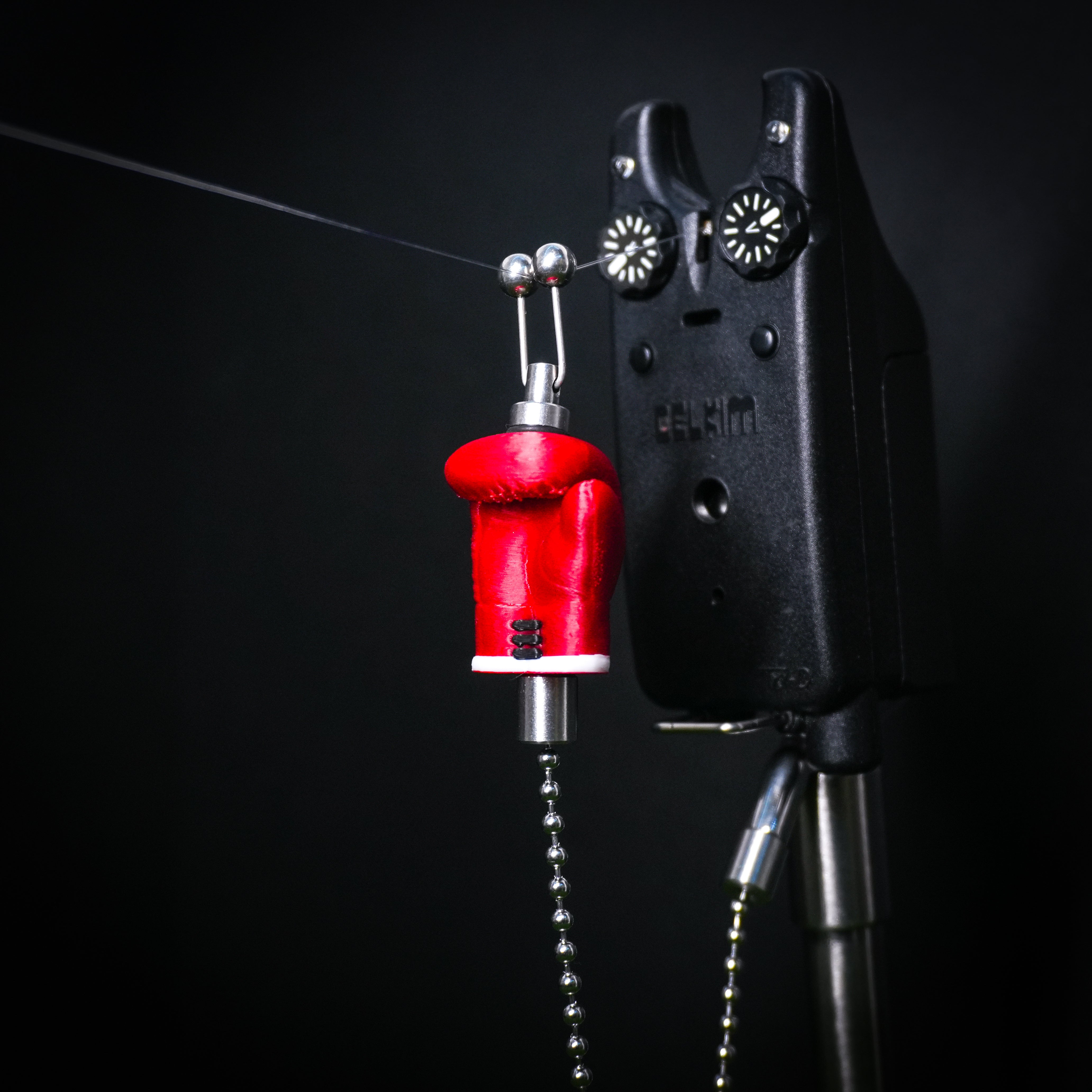 Custom Boxing Glove Carp Fishing Bobbins Metal Clips Bite Indicators ...